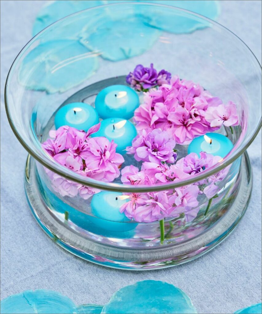 Floral scene-setters. Ideas for table and party decor featuring ...